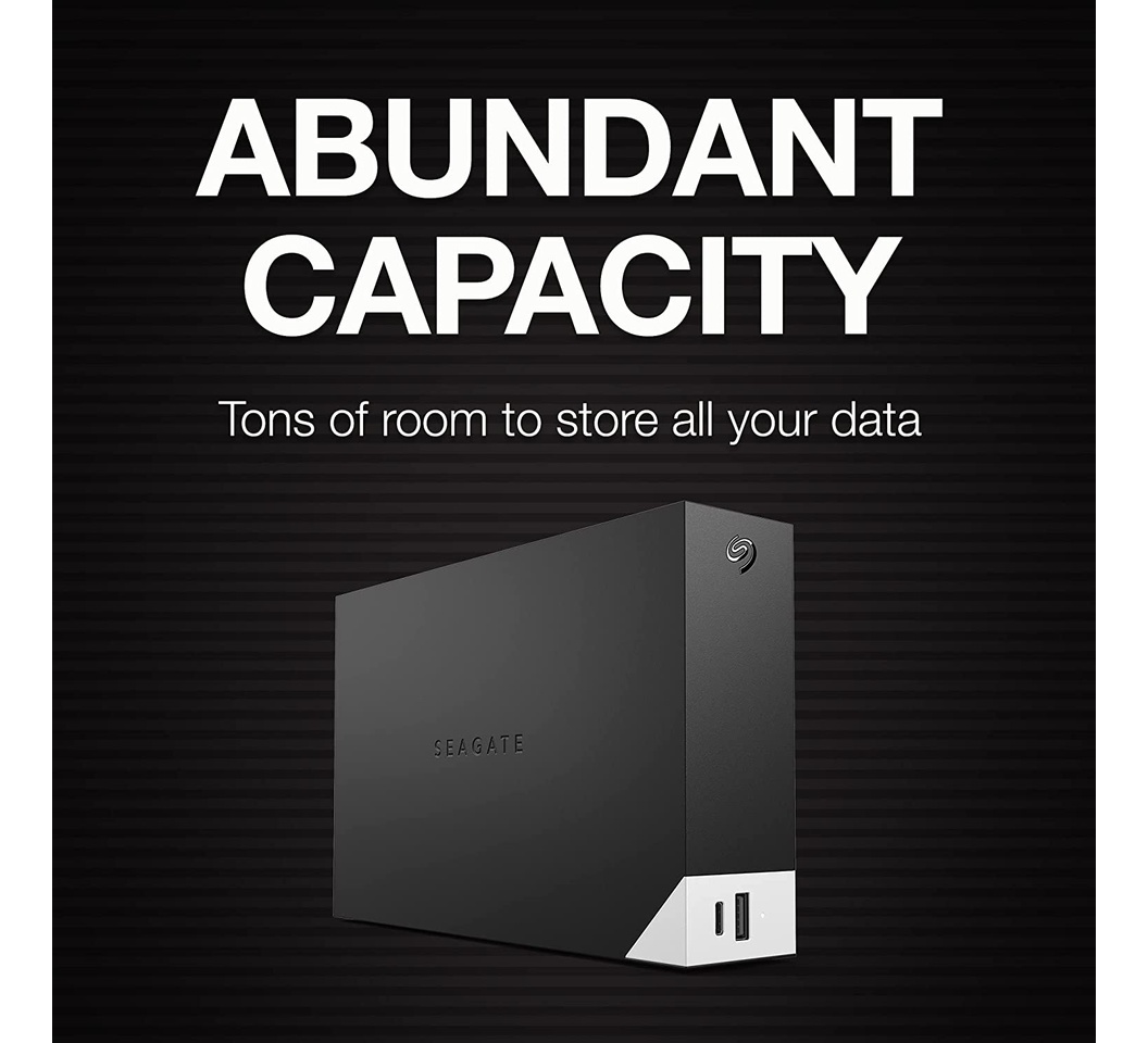 Seagate One Touch Hub 8TB External Hard Drive Desktop HDD – USB-C and ...